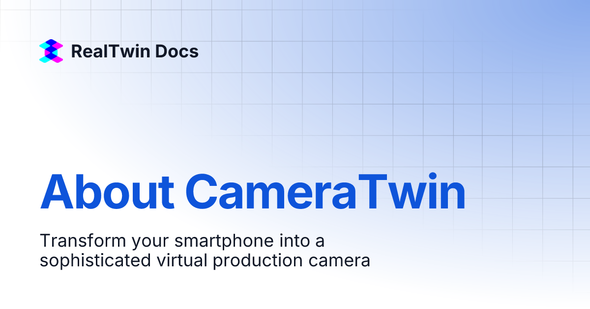 About CameraTwin | RealTwin Docs